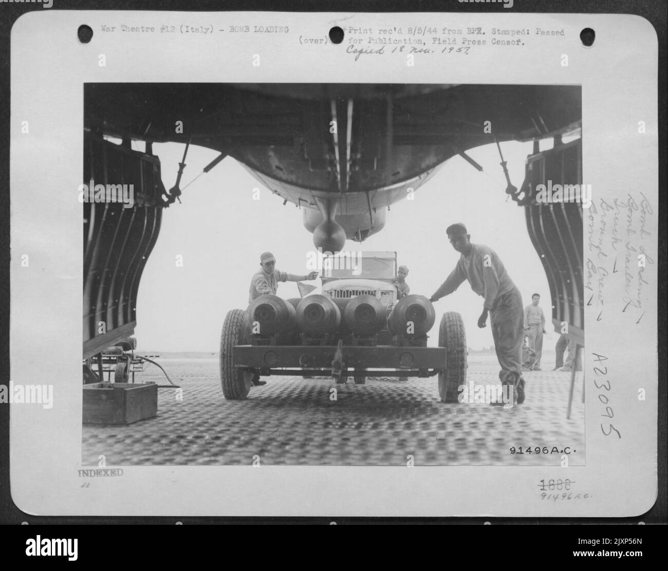 The Gaping Jaws Of A Boeing B-17 "Flying Fortress" Bomb Bay Open To ...