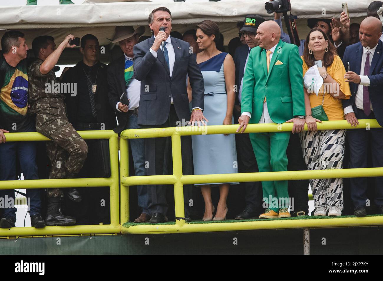 Brazils first lady and president of hi-res stock photography and images ...