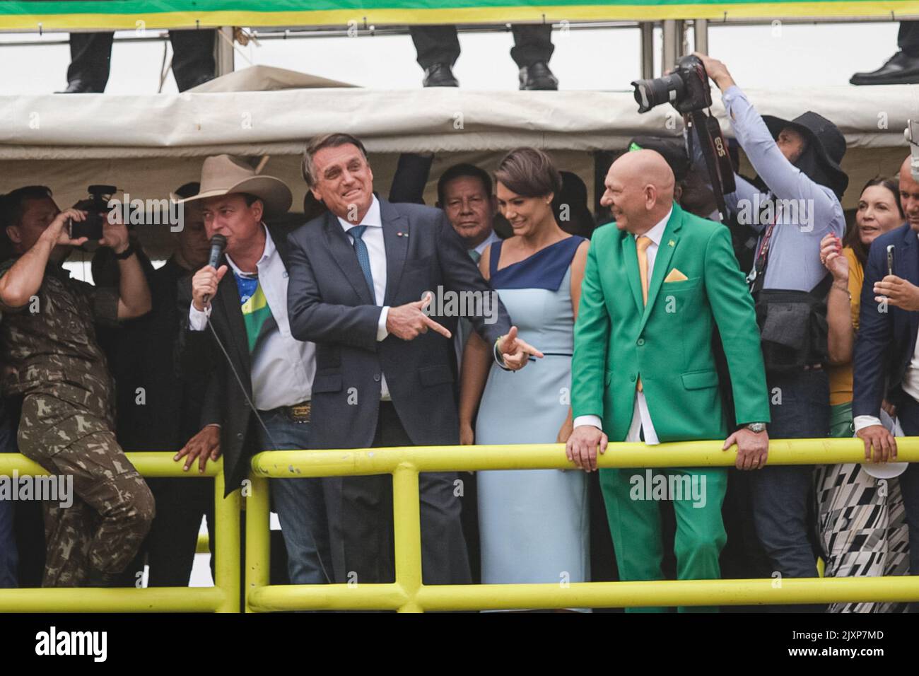 Brazils first lady and president of hi-res stock photography and images ...