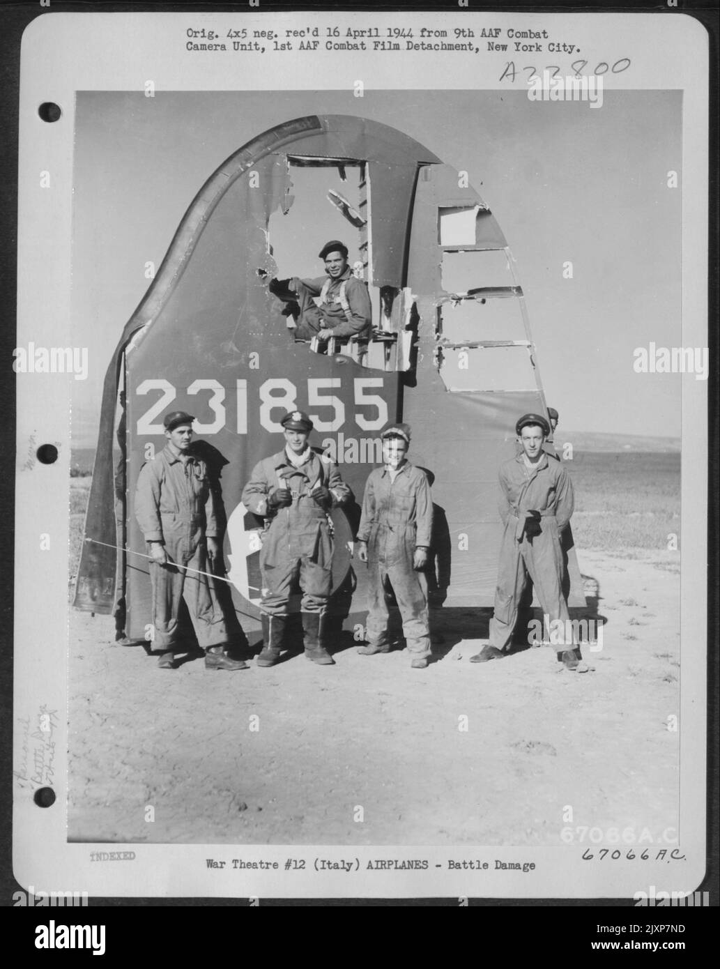 A Blast From The Guns Of A German Fighter Over Steyr, Austria, Tore ...