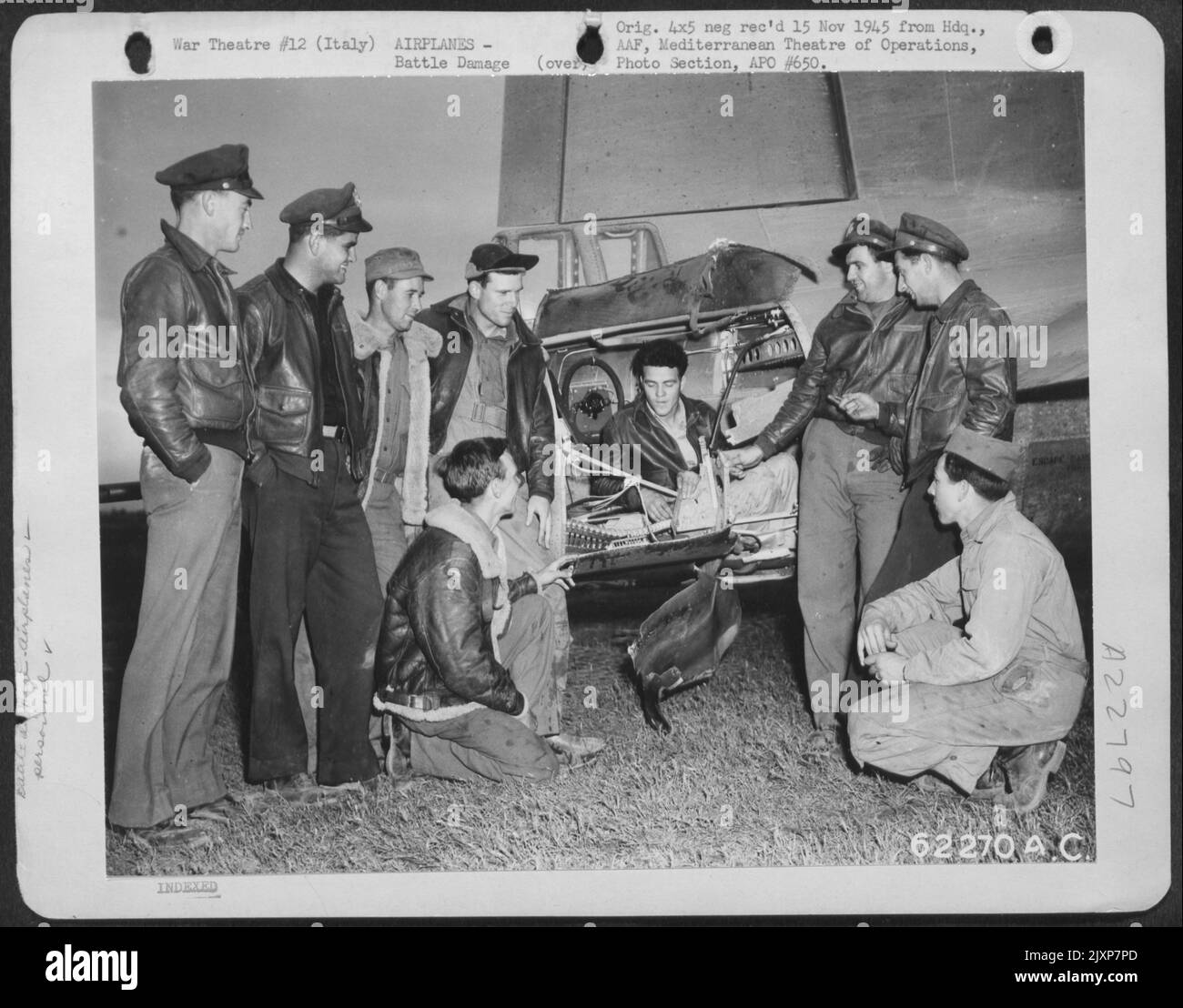 20Mm Shells From Nazi Fighter Planes Ripped Out The Tail Section Of ...