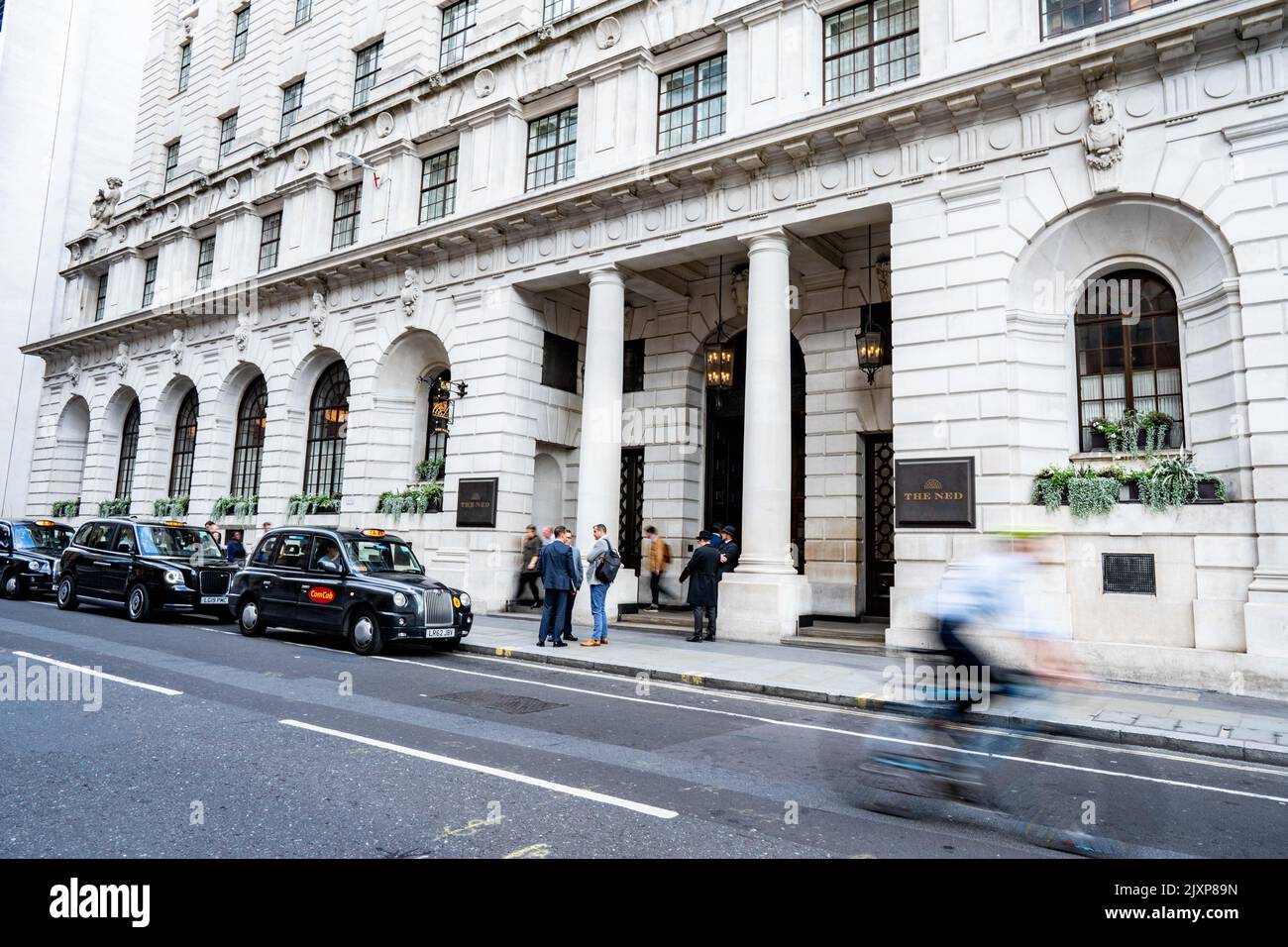 The NED Hotel near bank in London Stock Photo - Alamy