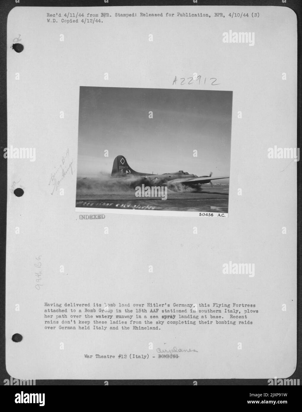 Having delivered its bomb load over Hitler's Germany, this Flying ...