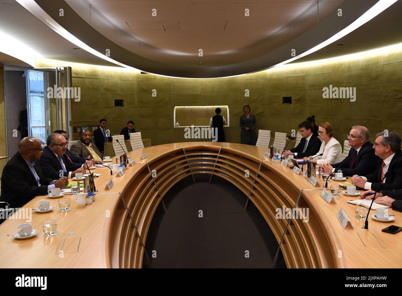 Australian Prime Minister Scott Morrison hosts Prime Minister of Papua ...