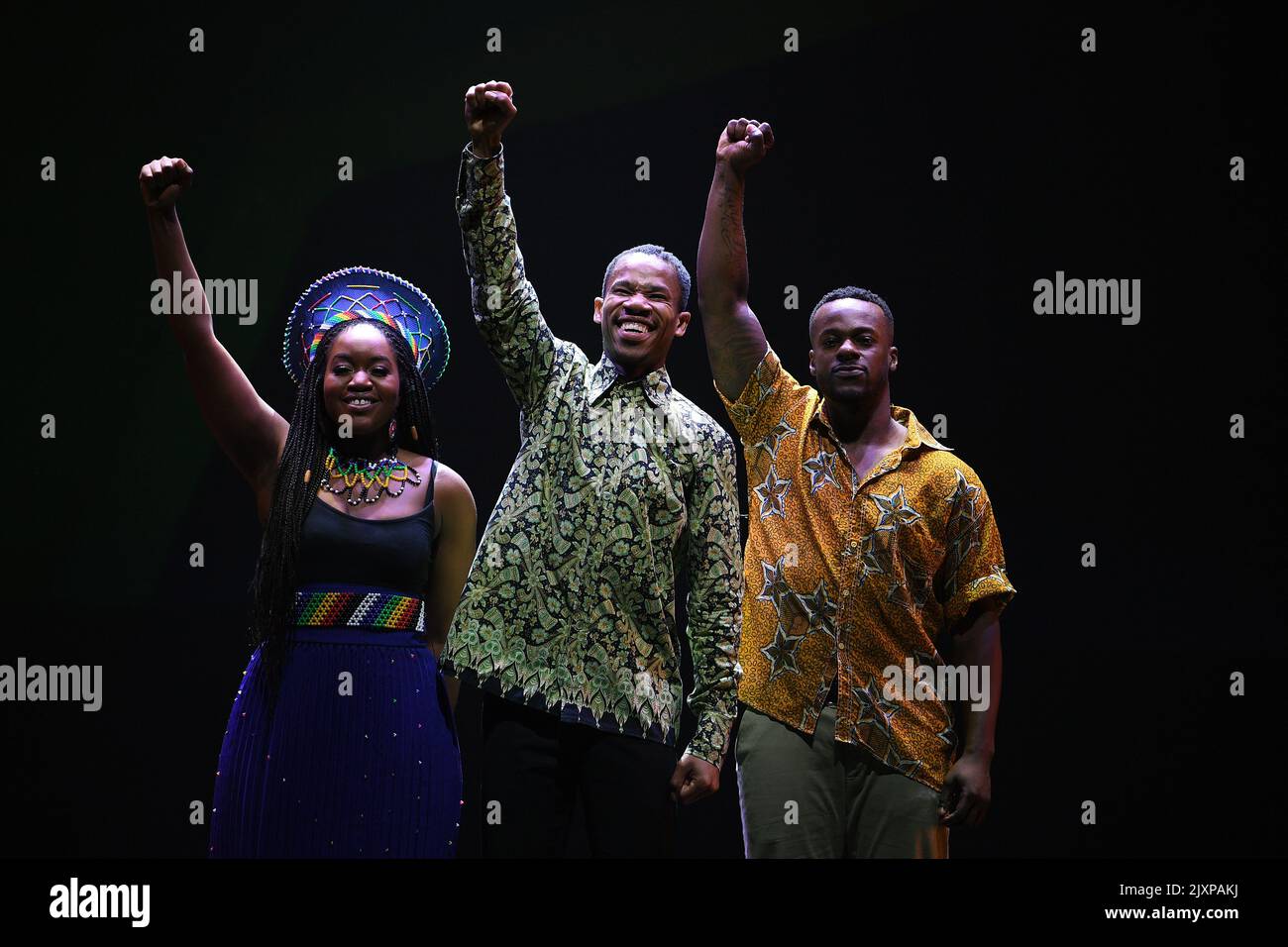 Principle cast of MADIBA The Musical Ruva Ngwenya, Perci Moeketsi and ...