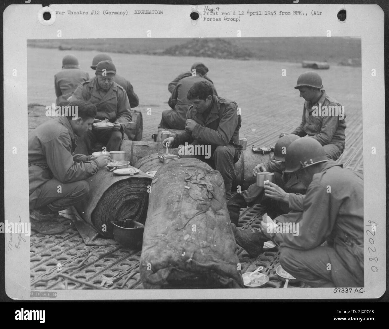 Aviation Engineers Of The Ix Engineer Command, Building An Airstrip In ...