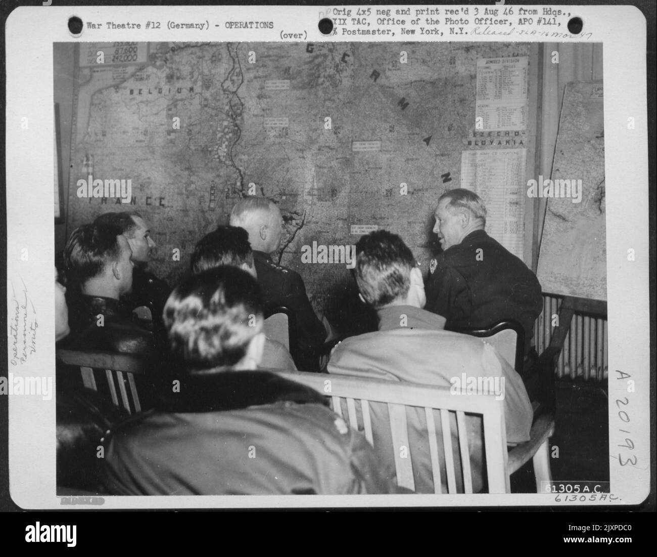 General Patton, Commanding General Of The 3Rd Us Army Attends A Xix ...