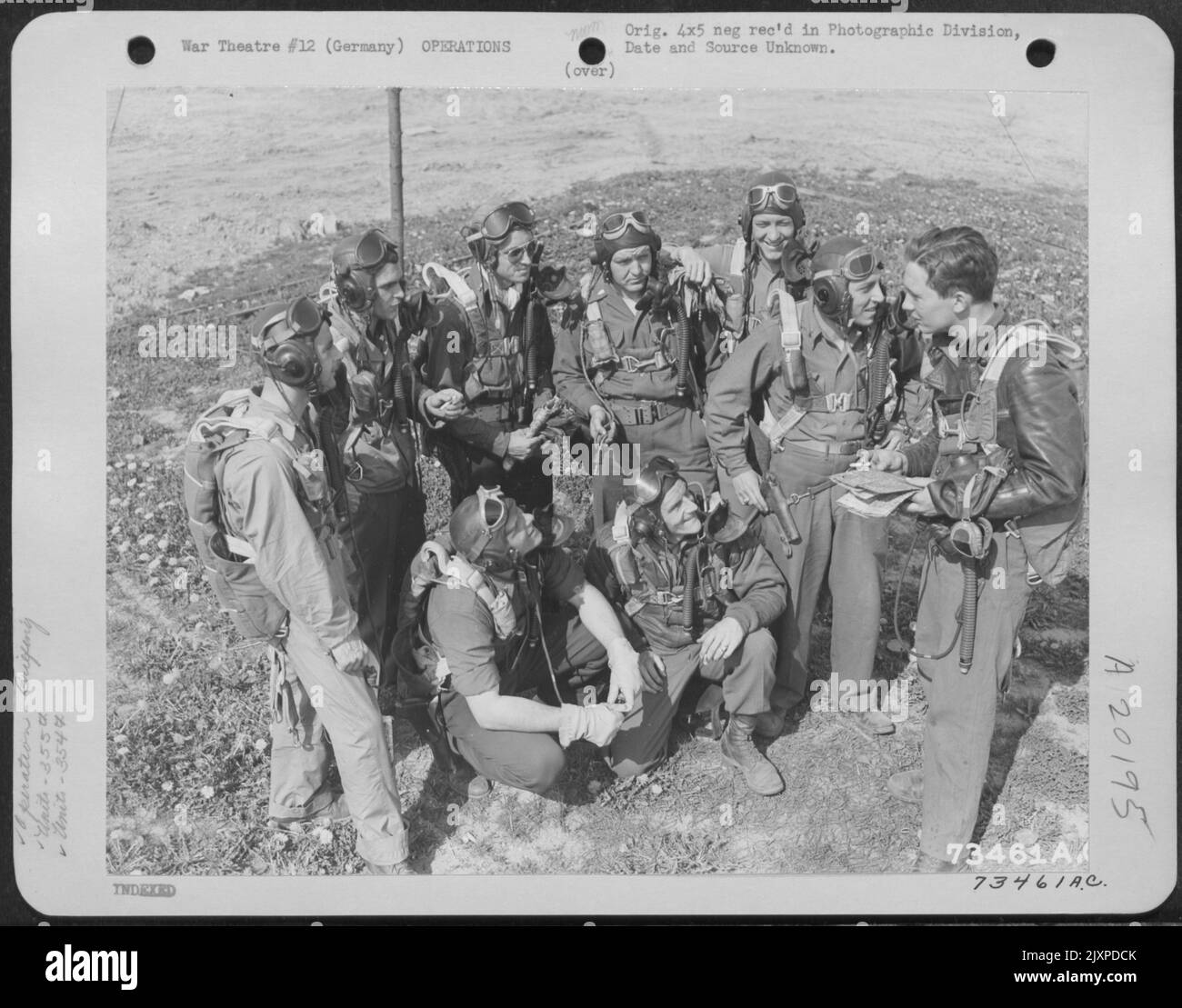 Fighter Pilots Of The 355Th Fighter Squadron, 354Th Fighter Group Being ...