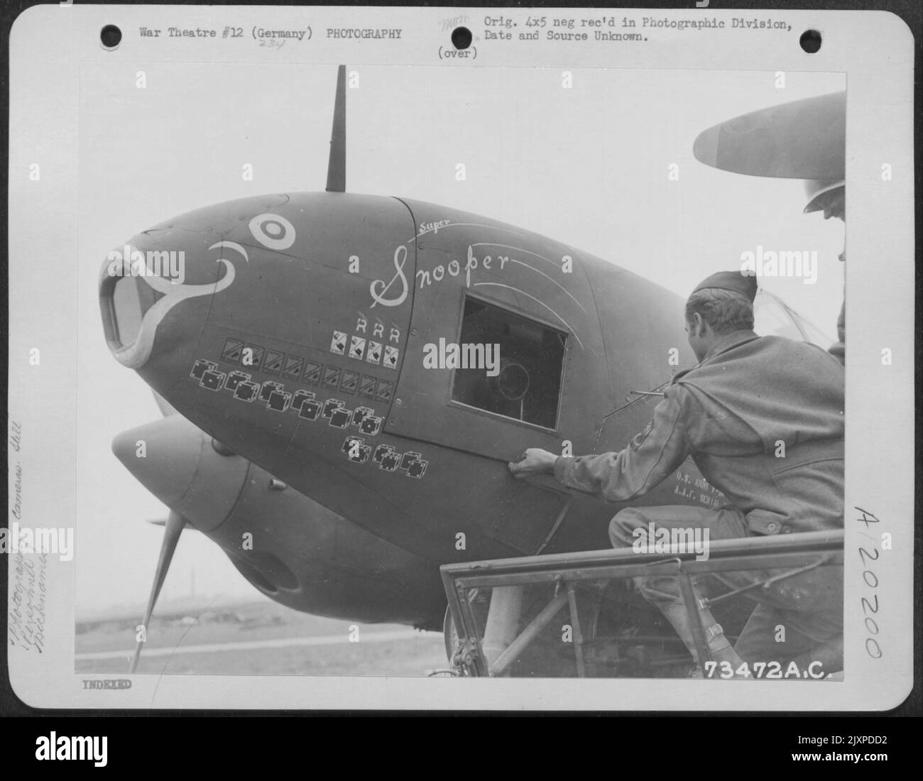 Sgt. Thomas Bowen Of Memphis, Tn., Opening The Cowling Of The Lockheed ...