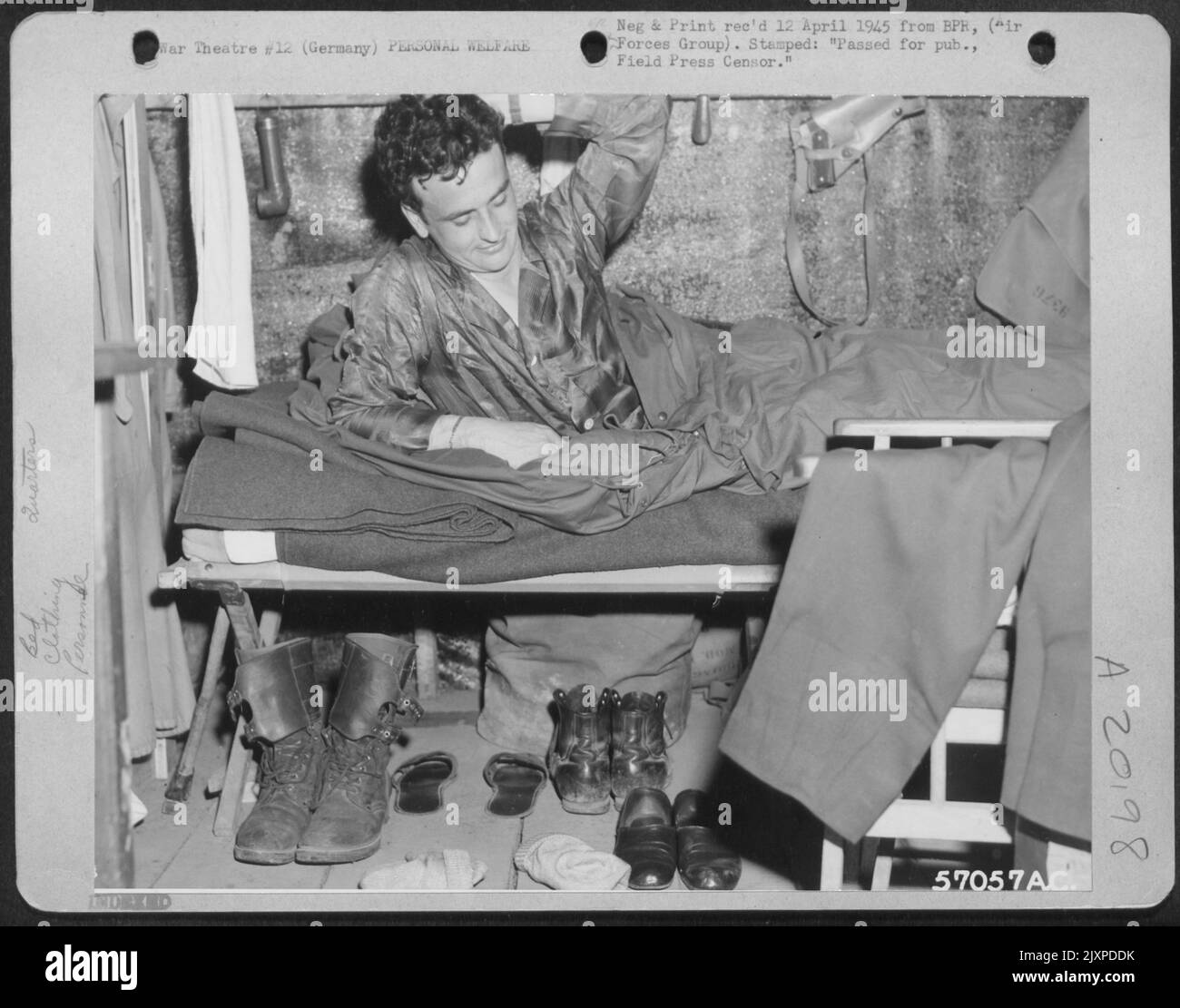 Germany - Lt. Merle D. Richey Of Dayton, Ohio, And Rockway Park, Nj ...