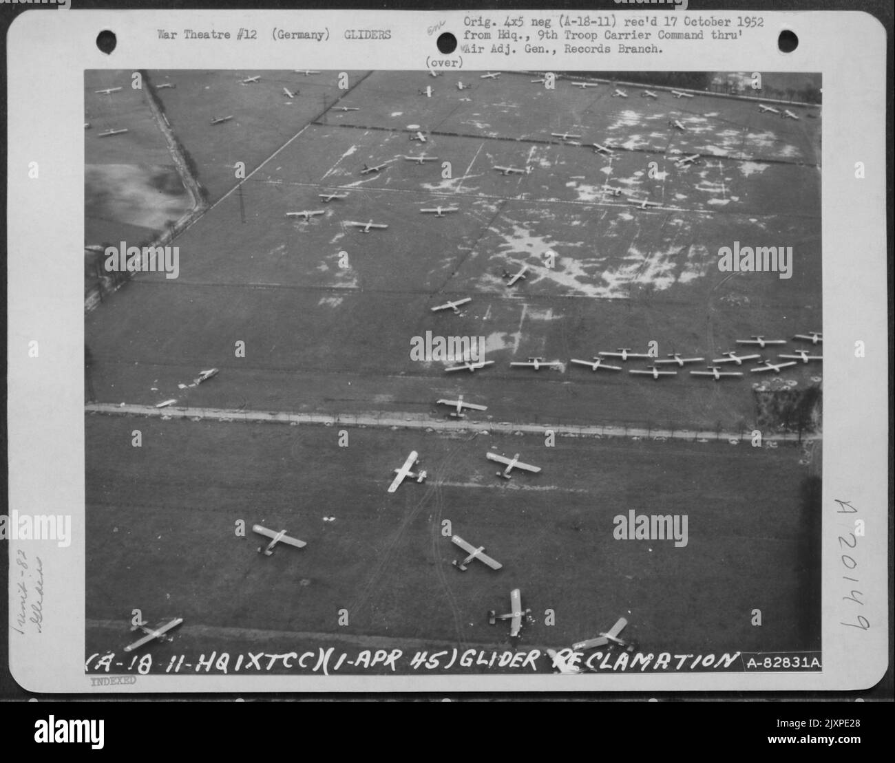 Glider Reclamation - Scattered Over An Area Of 100 Square Miles And, At ...