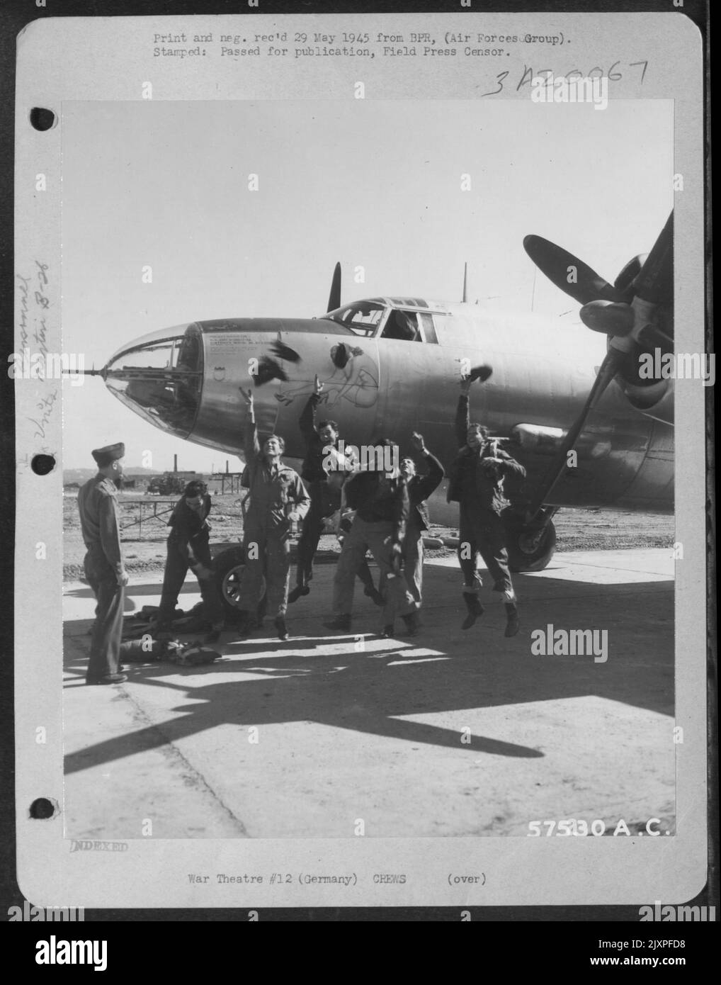 'Yippee It'S All Over!' - A 1St Tac Martin B-26 Marauder Crew, Which ...