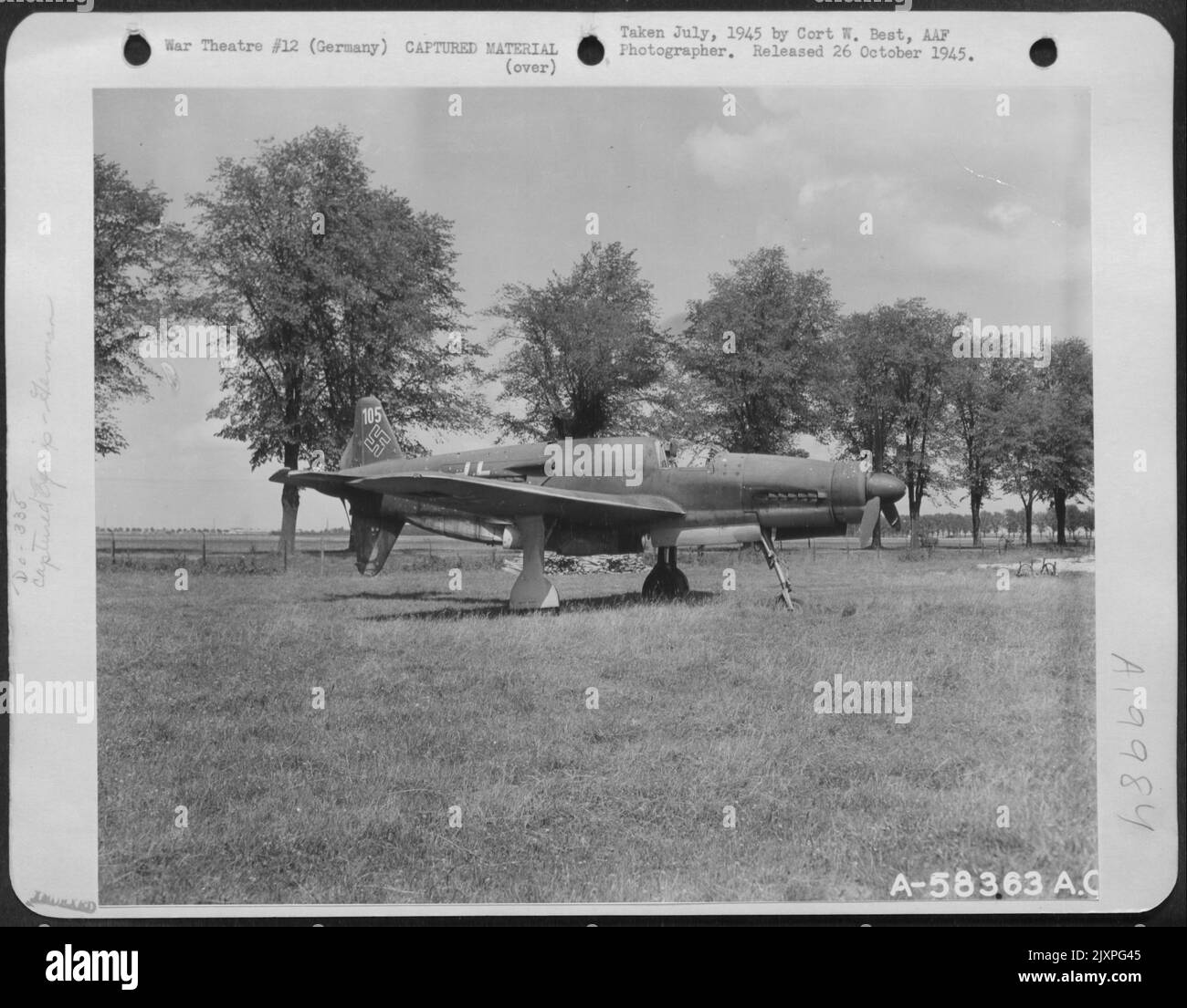 German Dornier Do-335 Stock Photo - Alamy