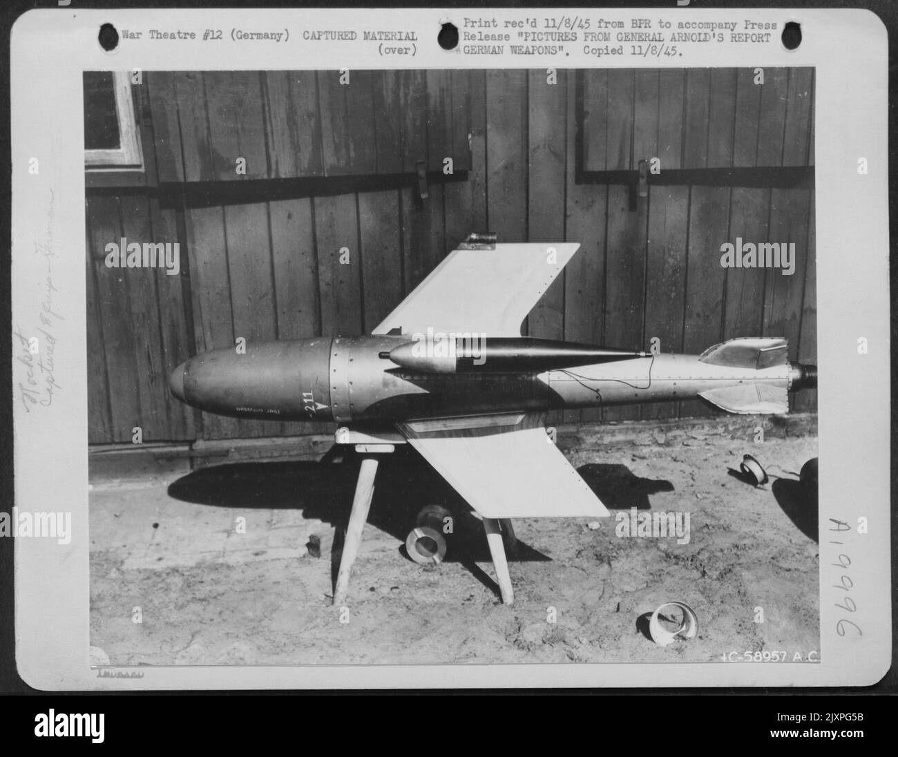 Pictures From Gen. Arnold'S Report German Weapons -- The X-4 Was One Of ...