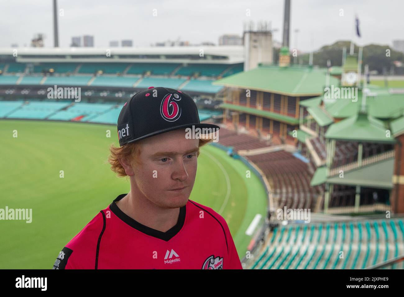 Lloyd Pope is seen during a press conference to announce his signing ...