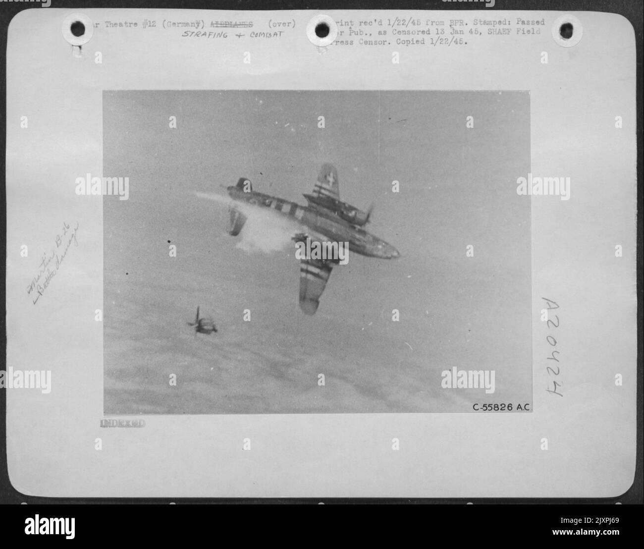 In one of the most unusual action series of the air war, this ill-fated ...