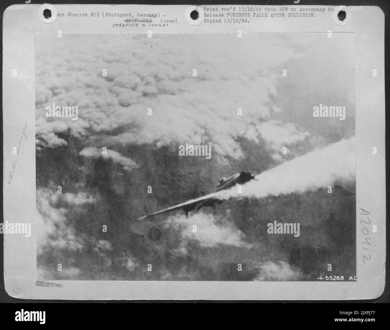 The dangers of close formation flying sometime take their toll of U.S ...