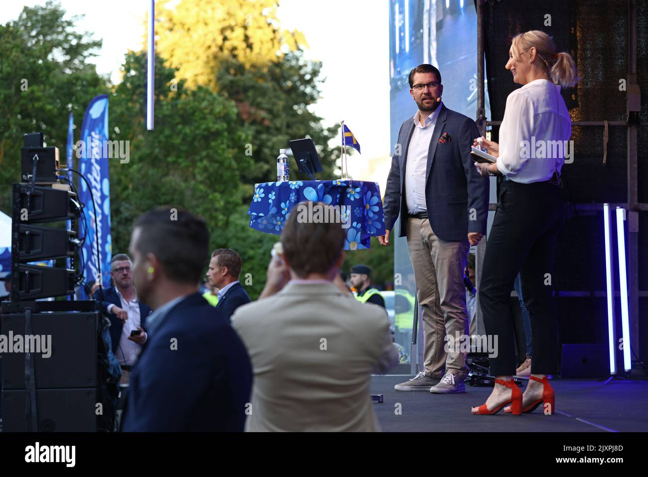 During Tuesday, the Sweden Democrats' Jimmie Åkesson and Jessica ...