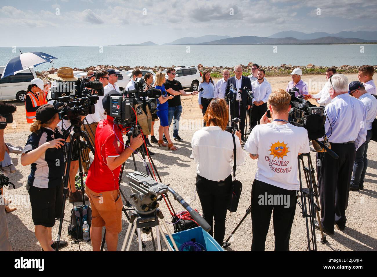 Australian Prime Minister Scott Morrison's addresses the media at the ...