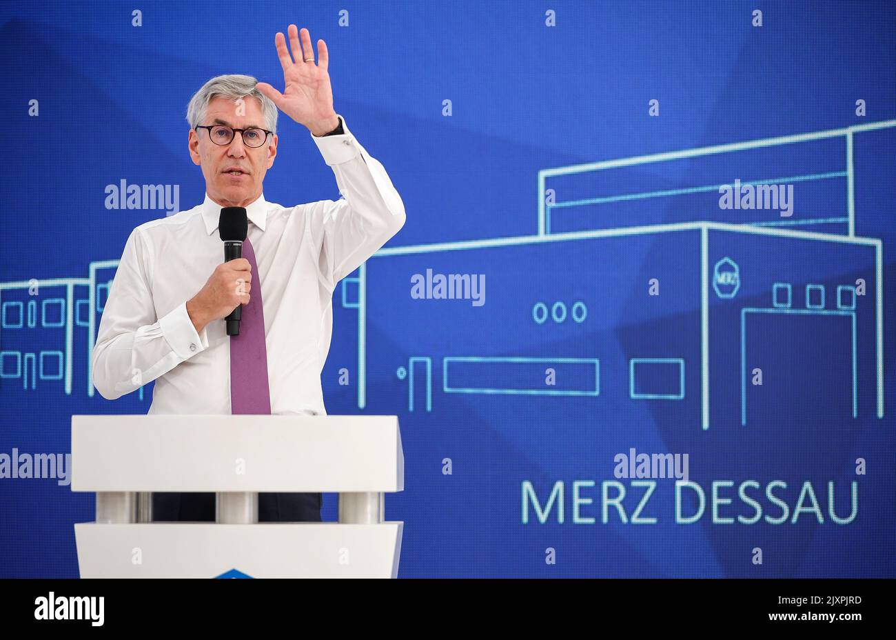 07 September 2022, Saxony-Anhalt, Dessau-Roßlau: Philip Burchard, CEO ...