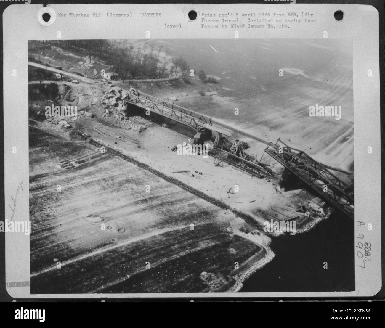 Bridge Approach Blasted -- German Demolition Changes Placed At ...