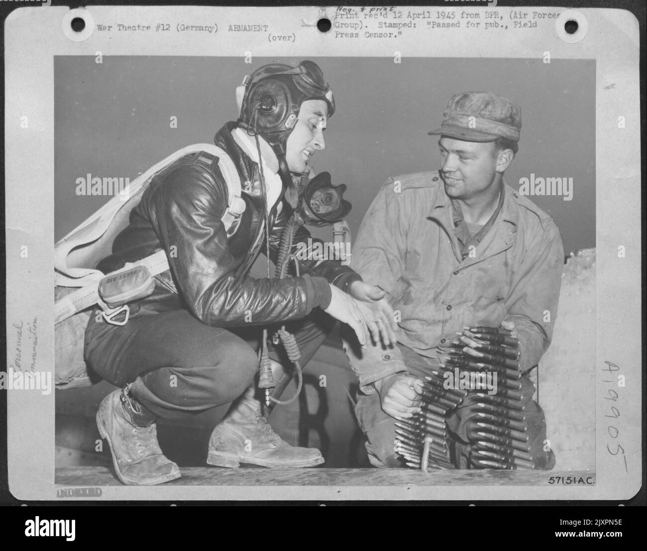 2Nd Lt. Merle D. Richey Of Dayton Ohio And Rockway Park, Nj, Supervises ...