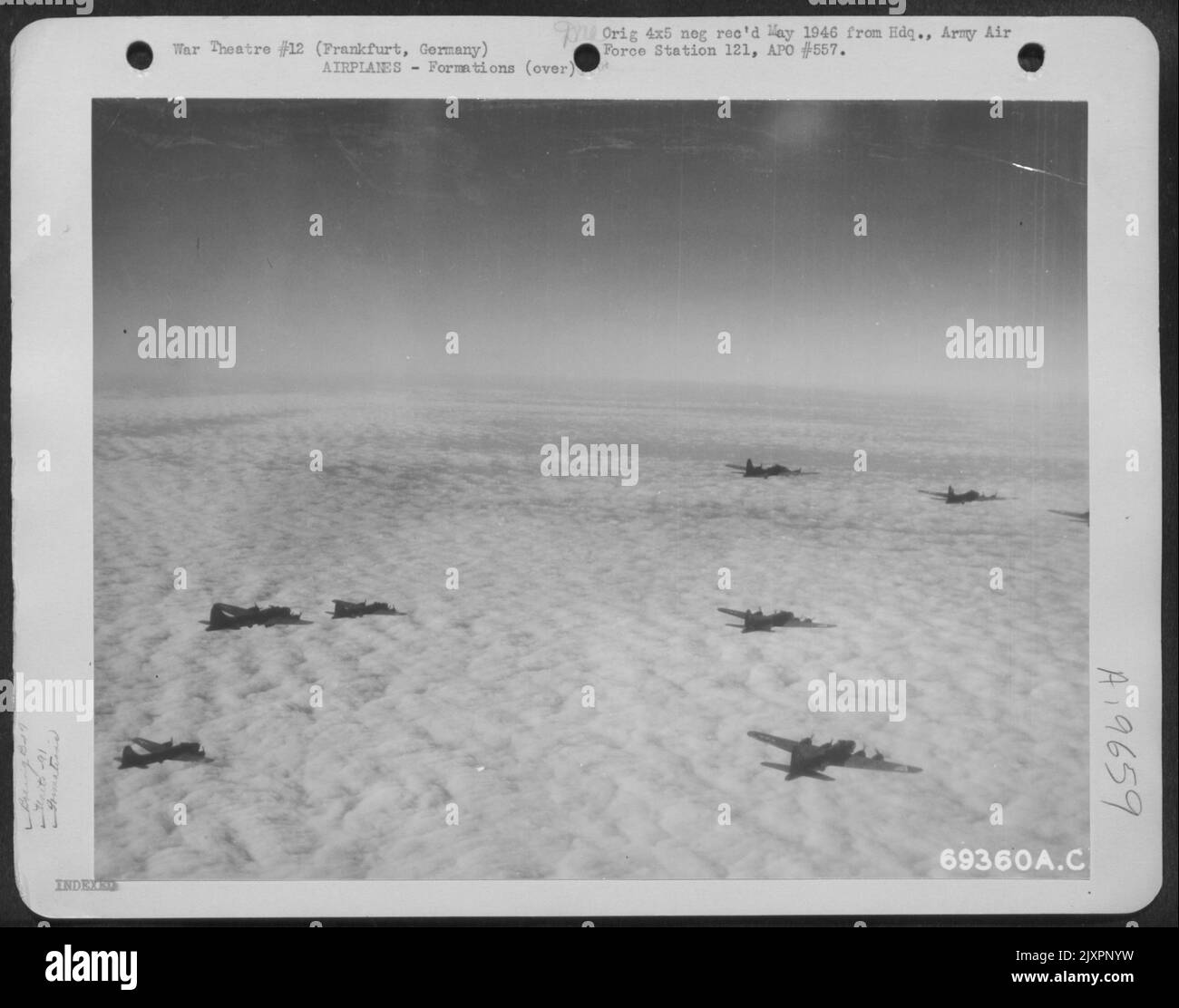 Flying High Above The Clouds, Boeing B-17 Flying Fortresses Of The 91St ...