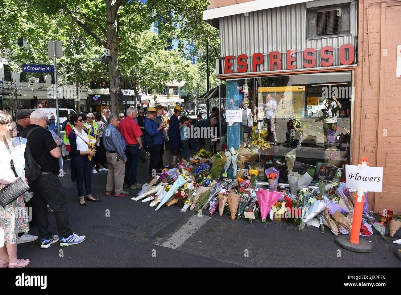 Mourners pay their respects to Sisto Malaspina, co-owner of Pellegrini ...