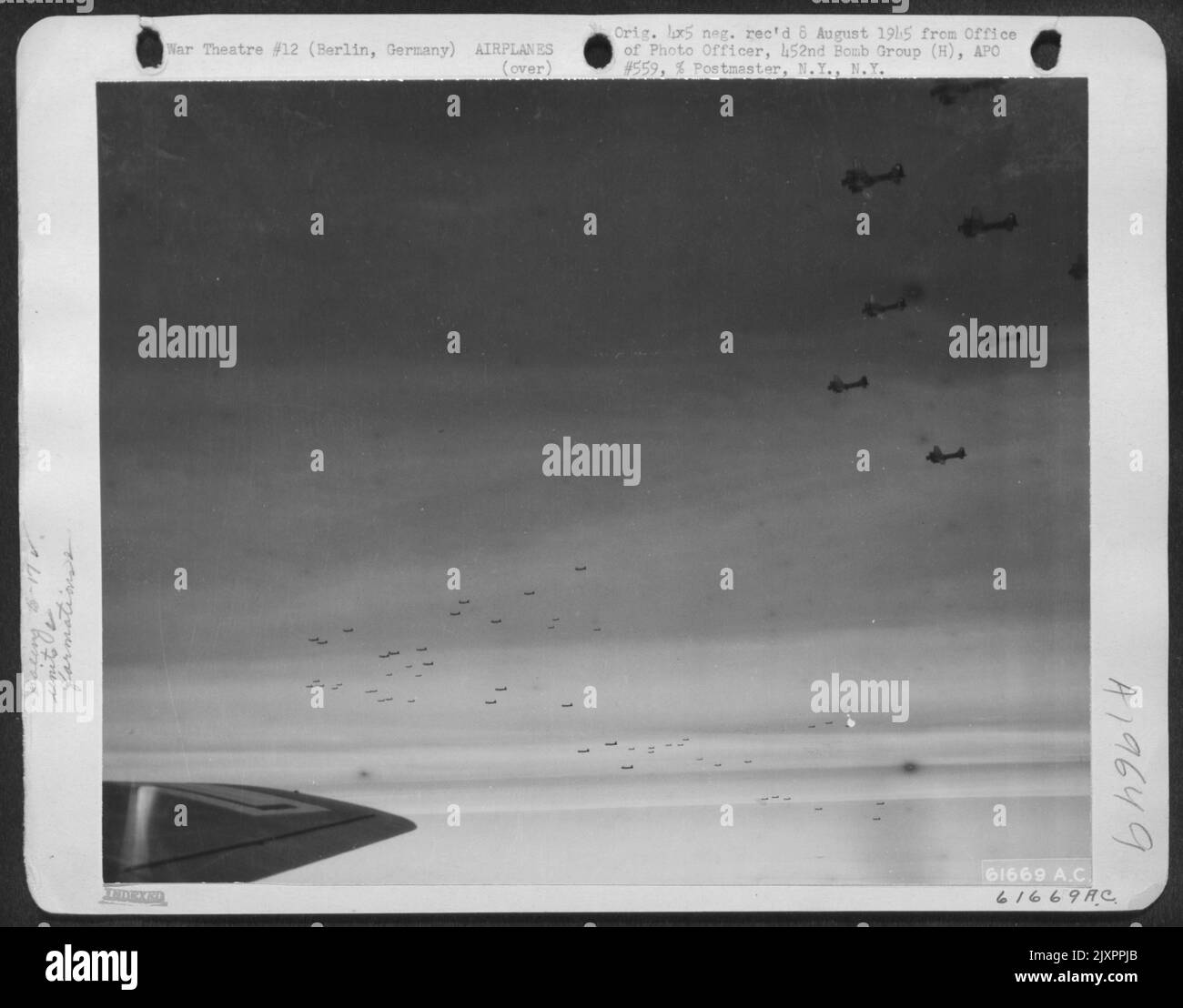 Boeing B-17 Flying Fortresses Of The 452Nd Bomb Group Winged Their Way ...