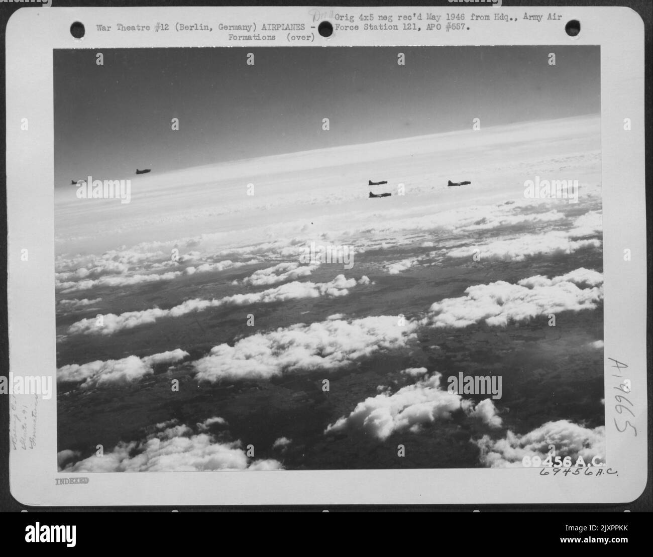 Boeing B-17 Flying Fortresses Of The 91St Bomb Group Enroute To Bomb ...