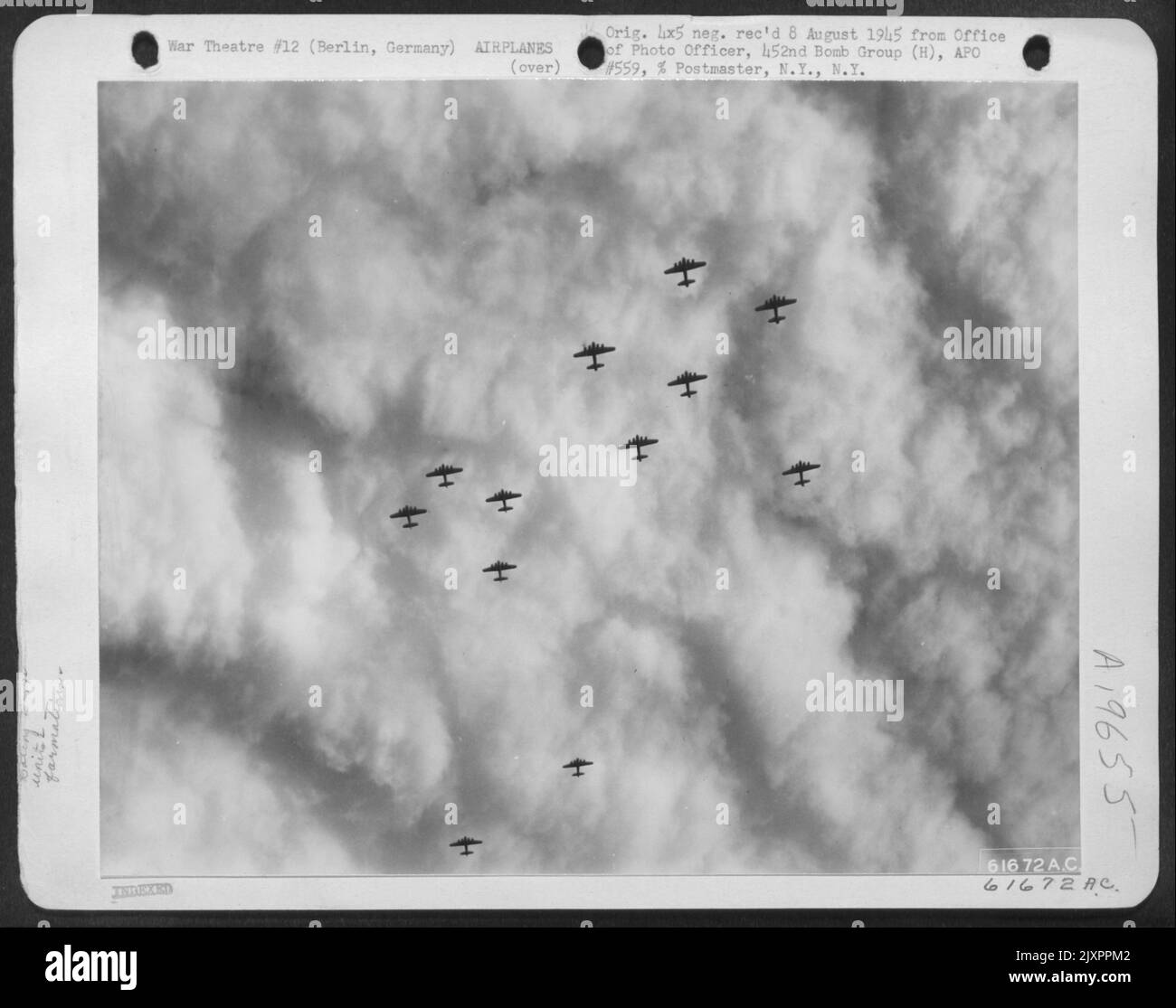Boeing B-17 Flying Fortresses Of The 452Nd Bomb Group, 8Th Af, Form A ...