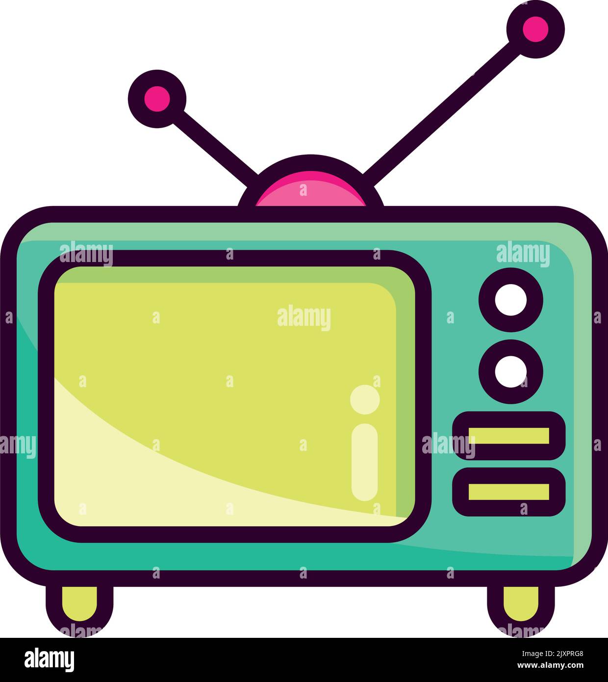 television 90s modern style Stock Vector Image & Art - Alamy