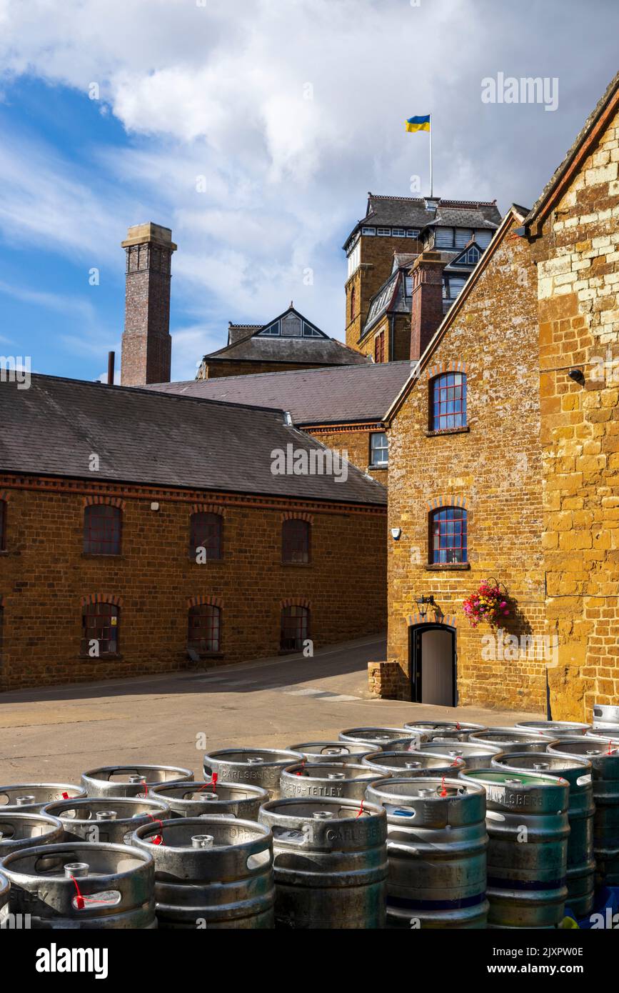 The Victorian Hook Norton Brewery buildings, Oxfordshire, England Stock ...