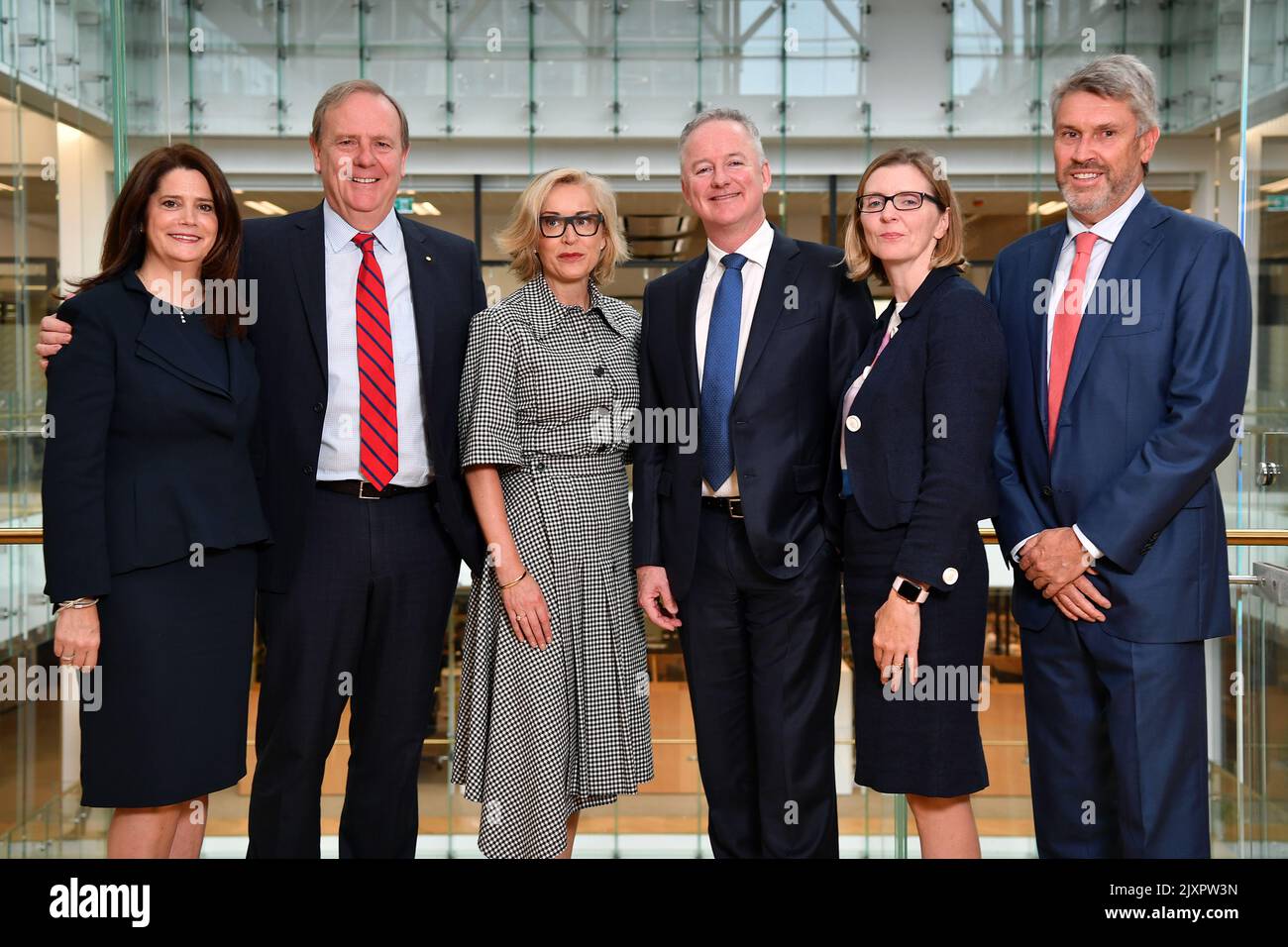 Nine Entertainment board members Catherine West, Peter Costello ...