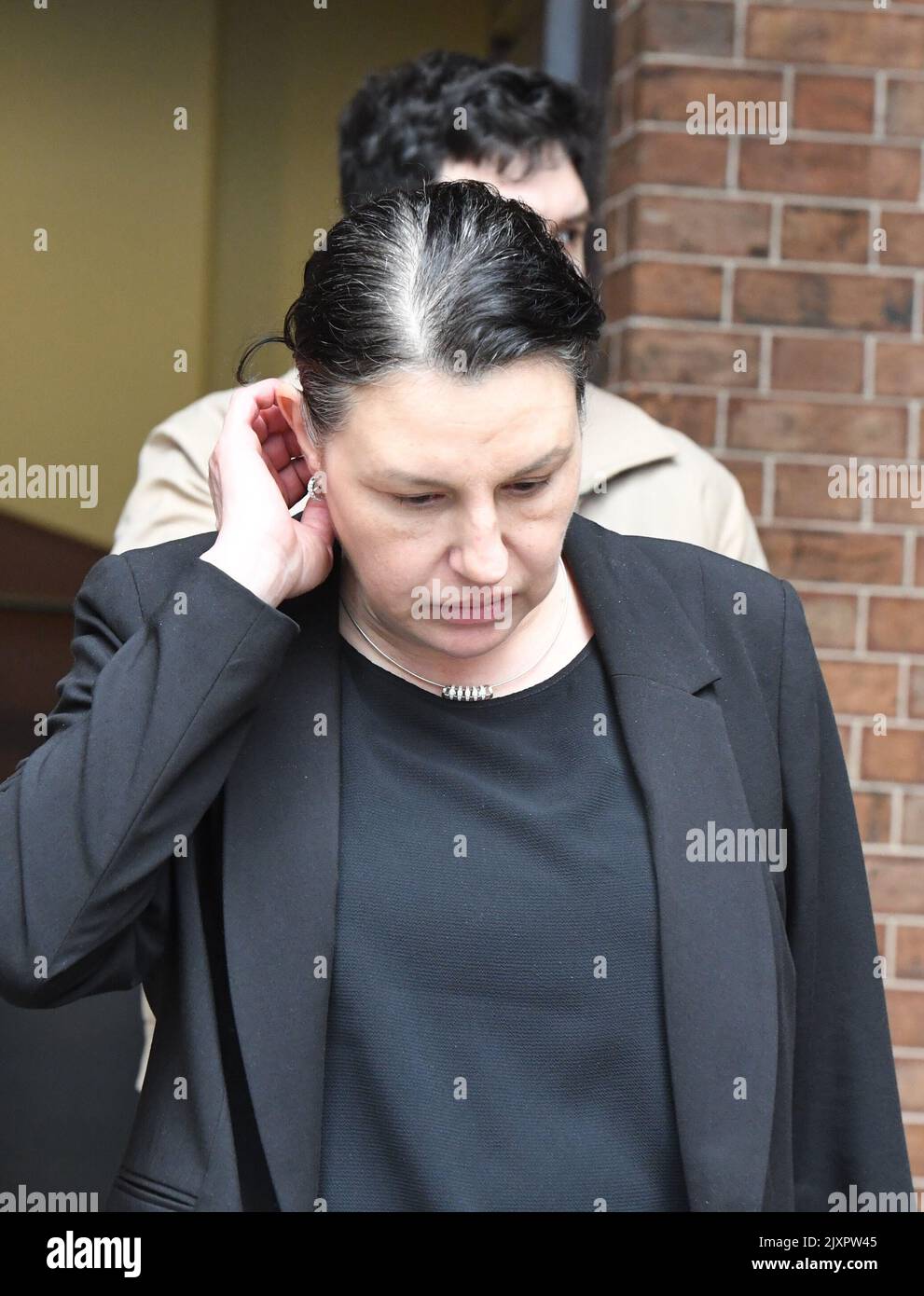 Victims mother Mona El-Azia, leaves the NSW Supreme Court on, Wednesday ...