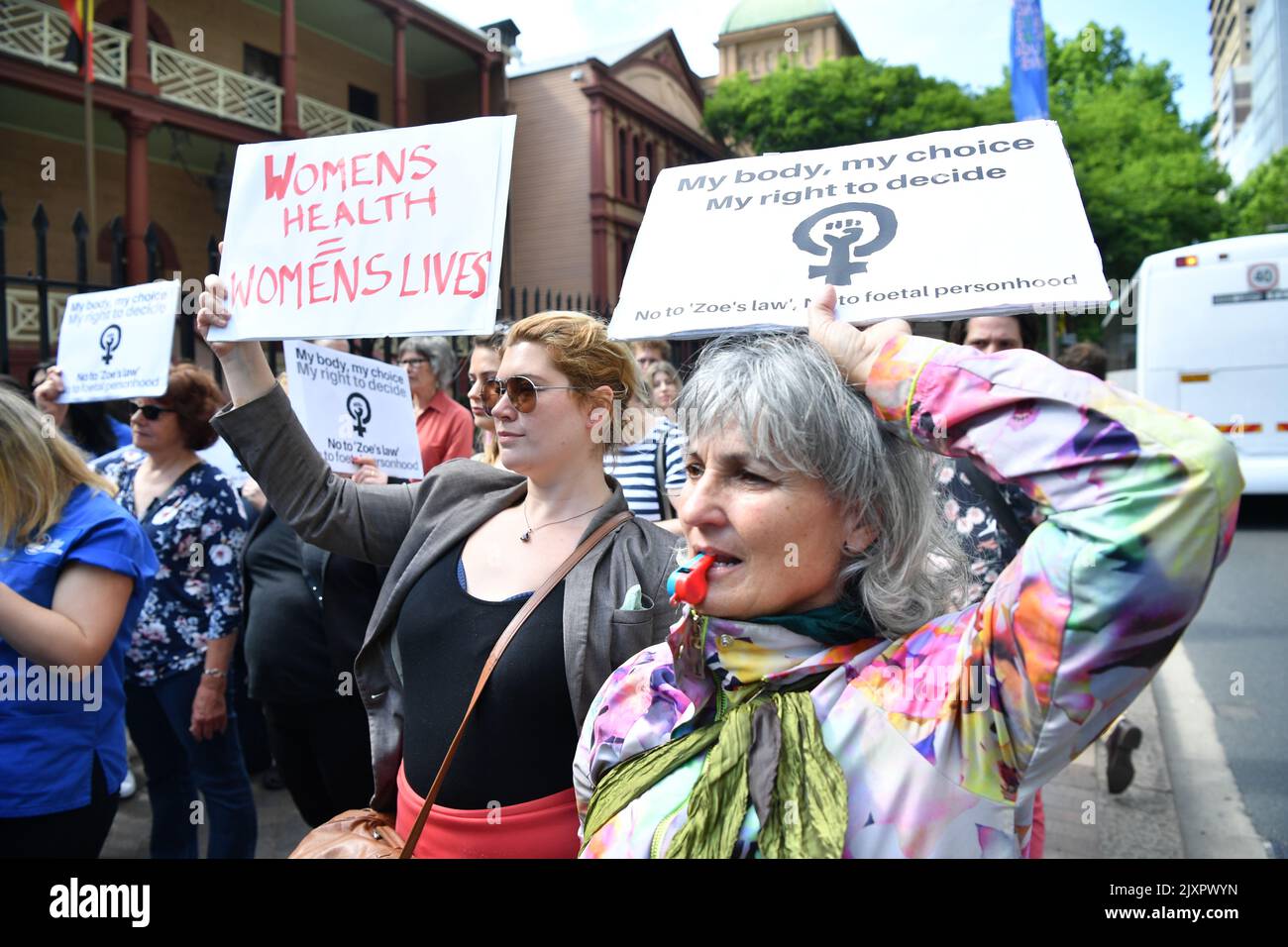 Protestors dressed as nuns are seen during a women's rights rally ...