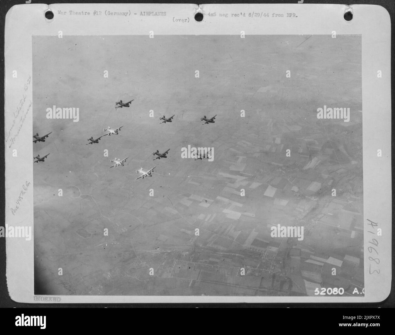Flying a tight formation, Consolidated B-24 Liberators of the U.S. 8th ...