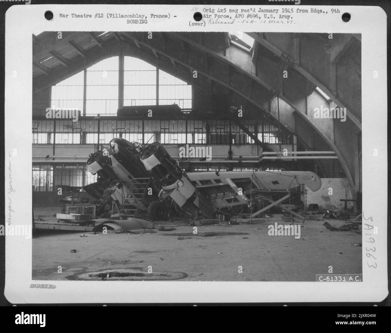 During The Bombing Of The Airdrome Near Villacoublay, France, This ...