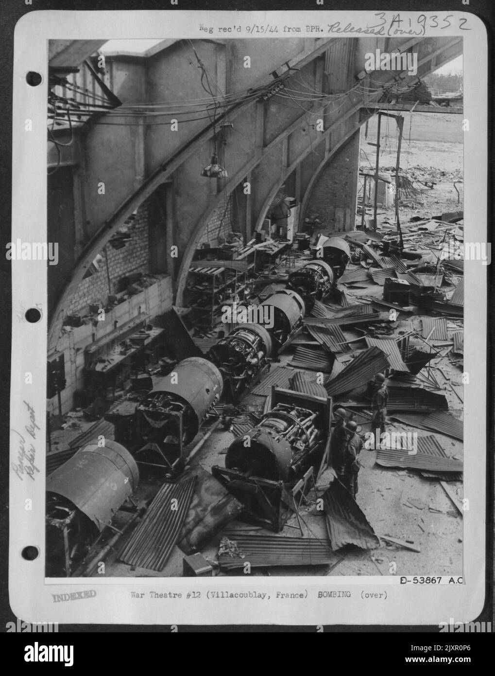 .Picture Number 6. Pro-Headquarters 1944 2273 Owi Ea 34146. Destroying ...