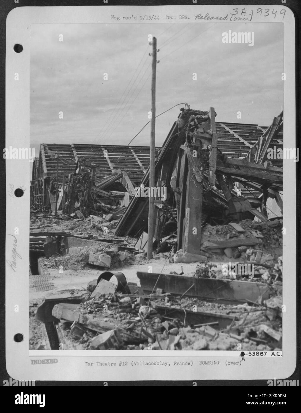 Picture Number 3. Pro-Headquarters 1944 2270 Owi Ea 34143. Destroying ...