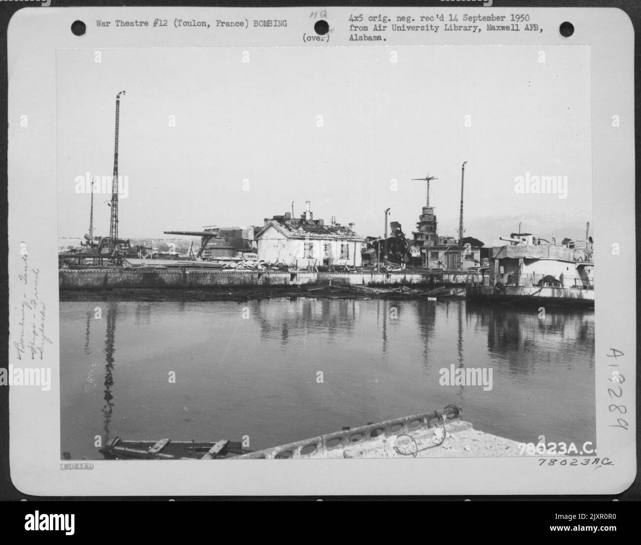 The French Battleship "Dunkerque" Is A Picture Of Desolate Destruction ...