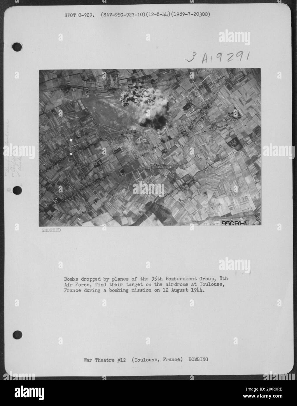 Bombs Dropped By Planes Of The 95Th Bombardment Group, 8Th Air Force ...