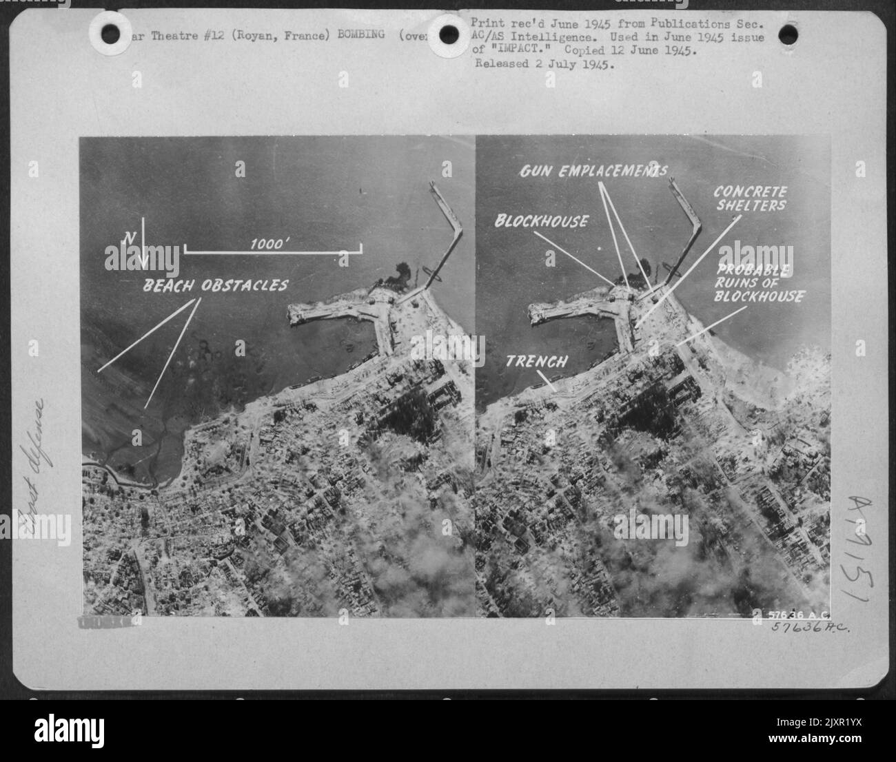 Stereo Pair Of Fort De Royan, France Reveals The Destruction That ...