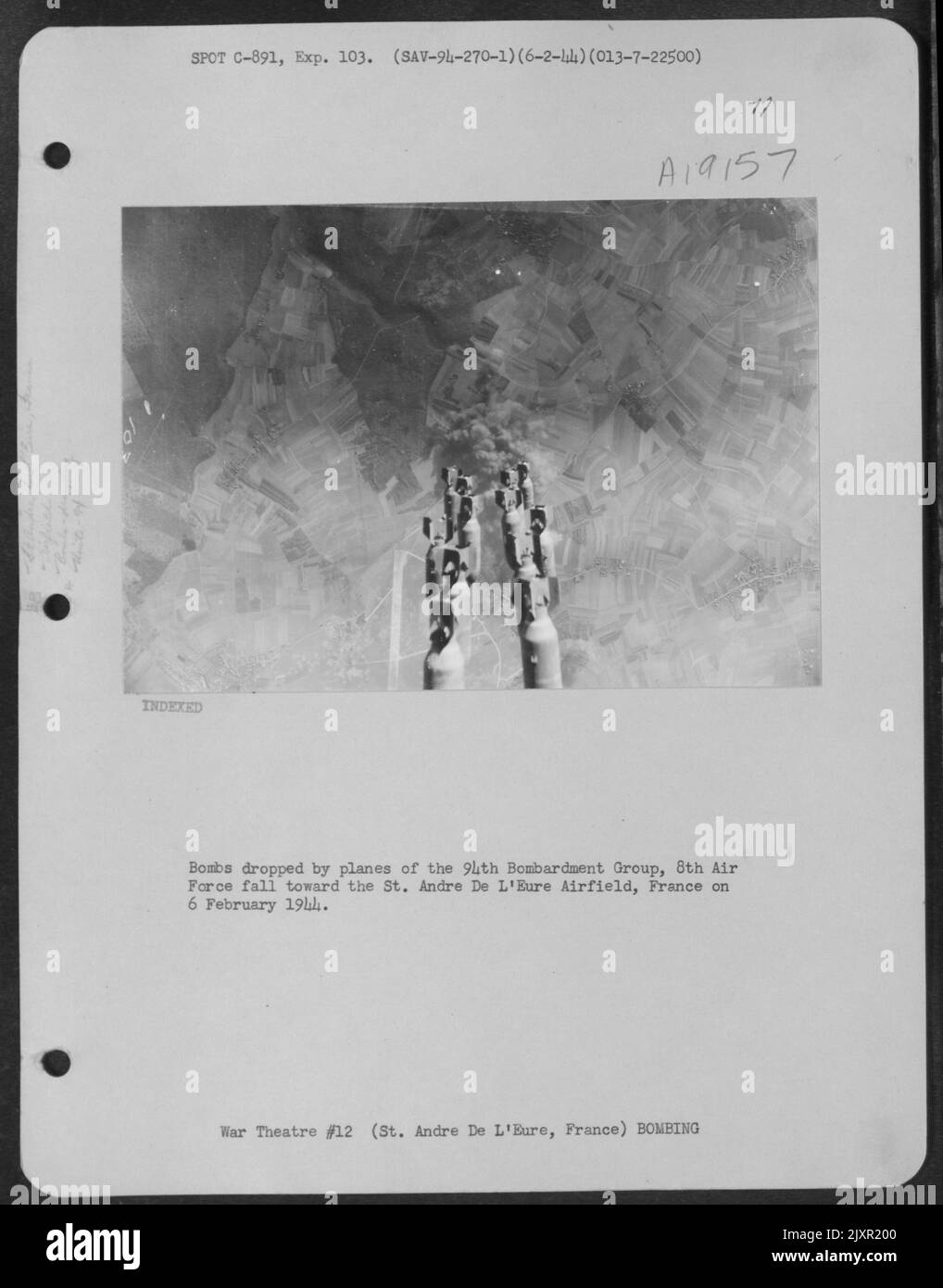 Bombs Dropped By Planes Of The 94Th Bombardment Group, 8Th Af Fall ...