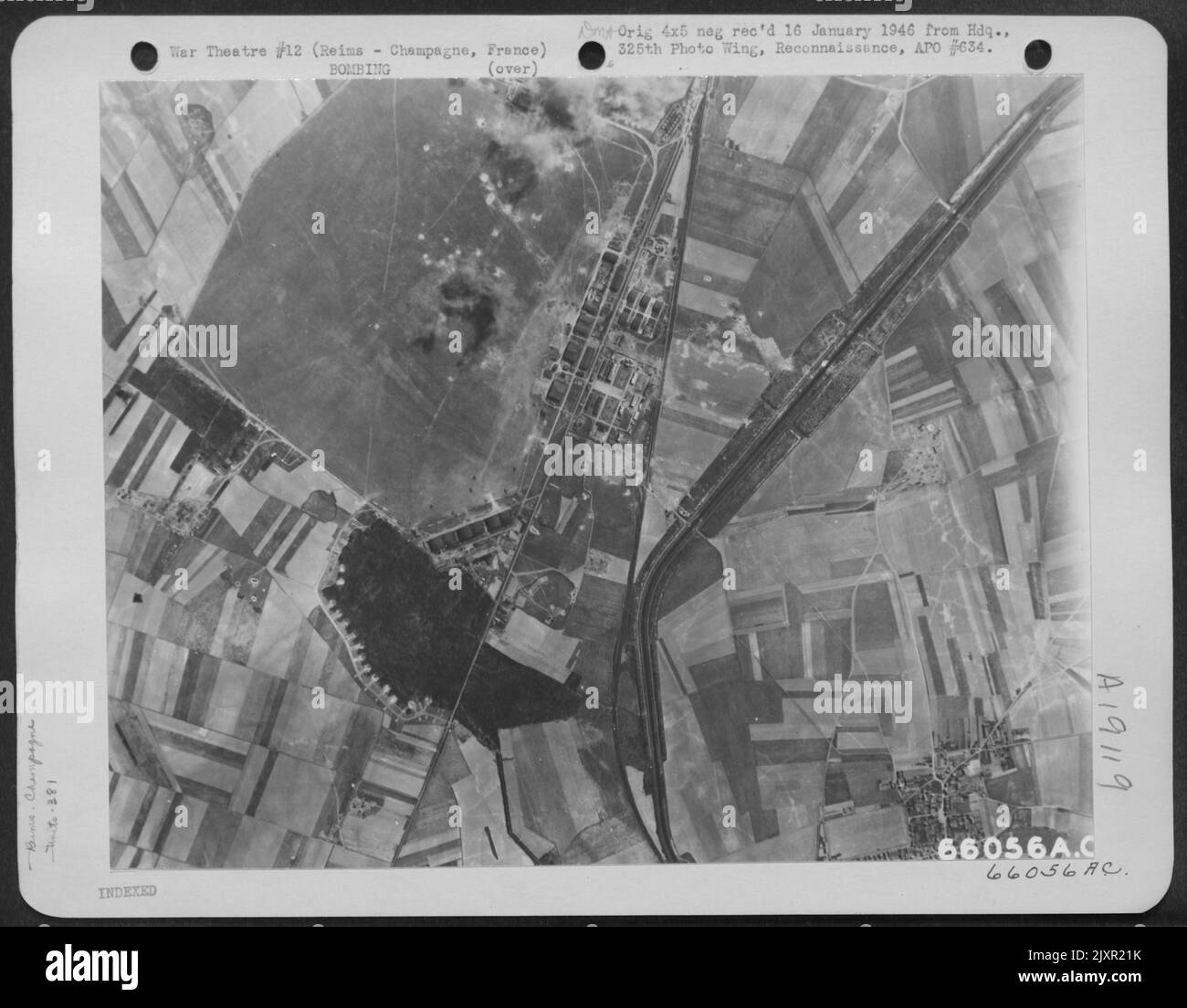 Bombs Dropped From Boeing B-17 Flying Fortresses Of The 381St Bomb ...