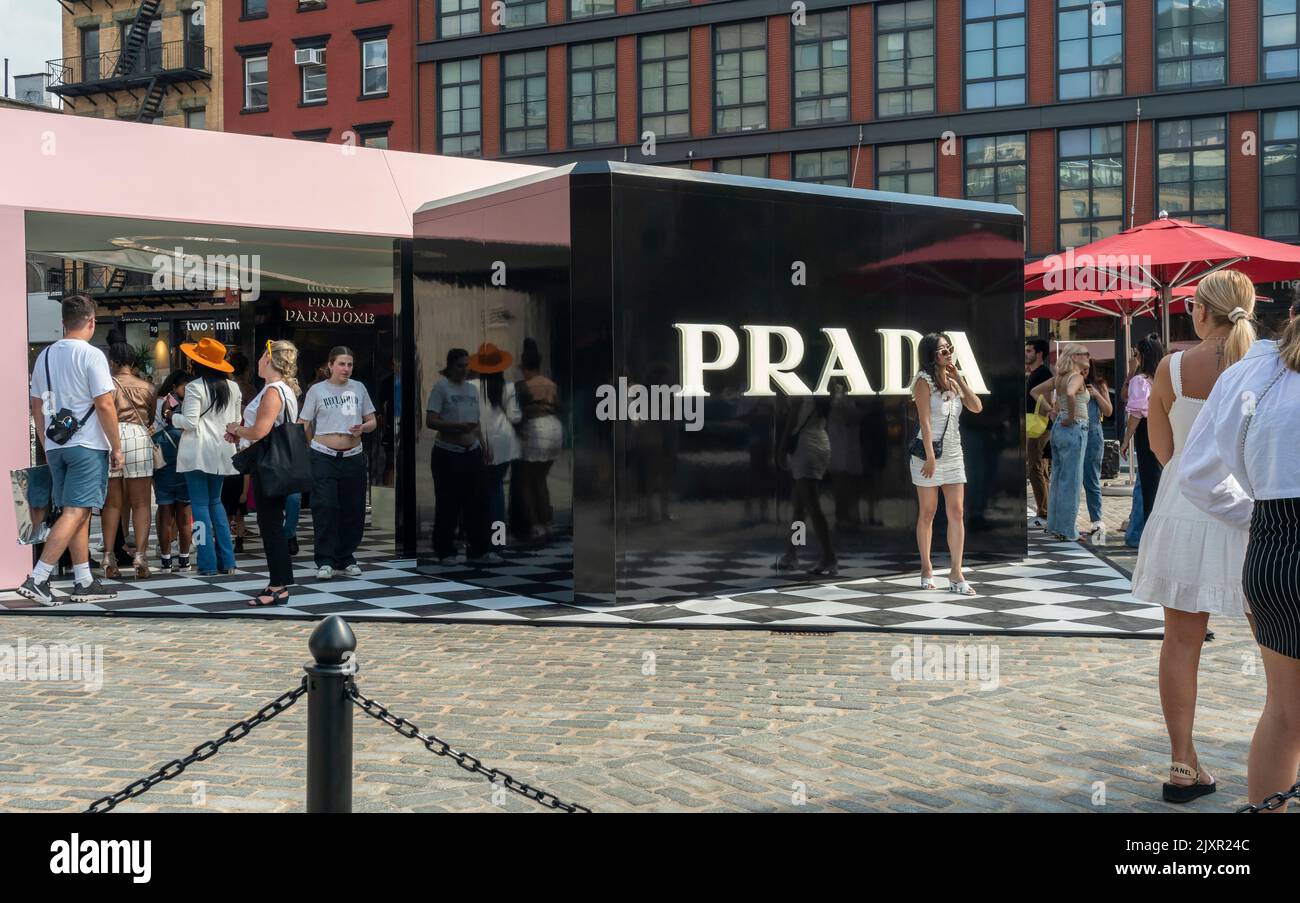 Brand activation for Prada’s Paradoxe fragrance in the Meatpacking ...