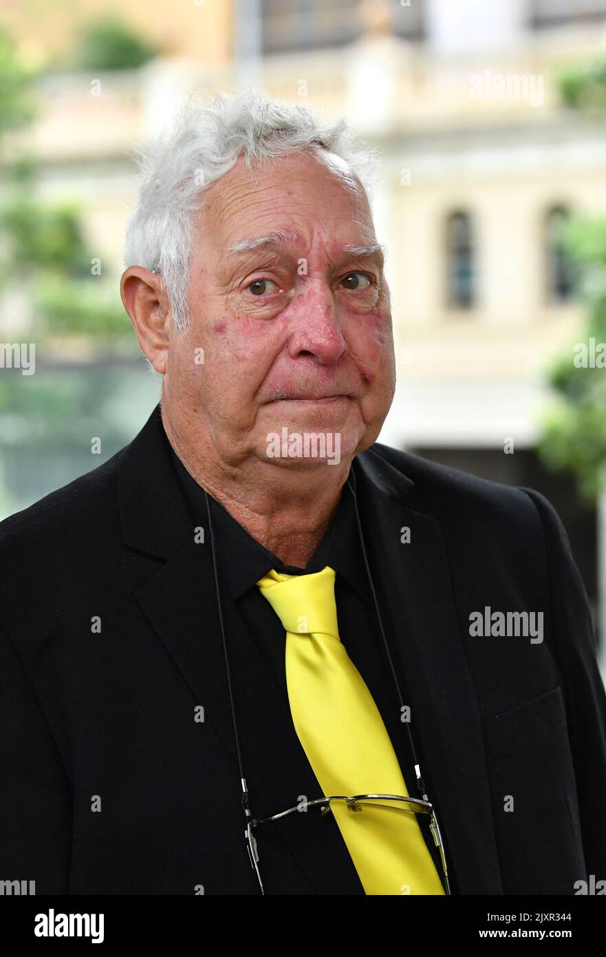Mick Mason, the father of victim Annette Mason is seen arriving at the ...