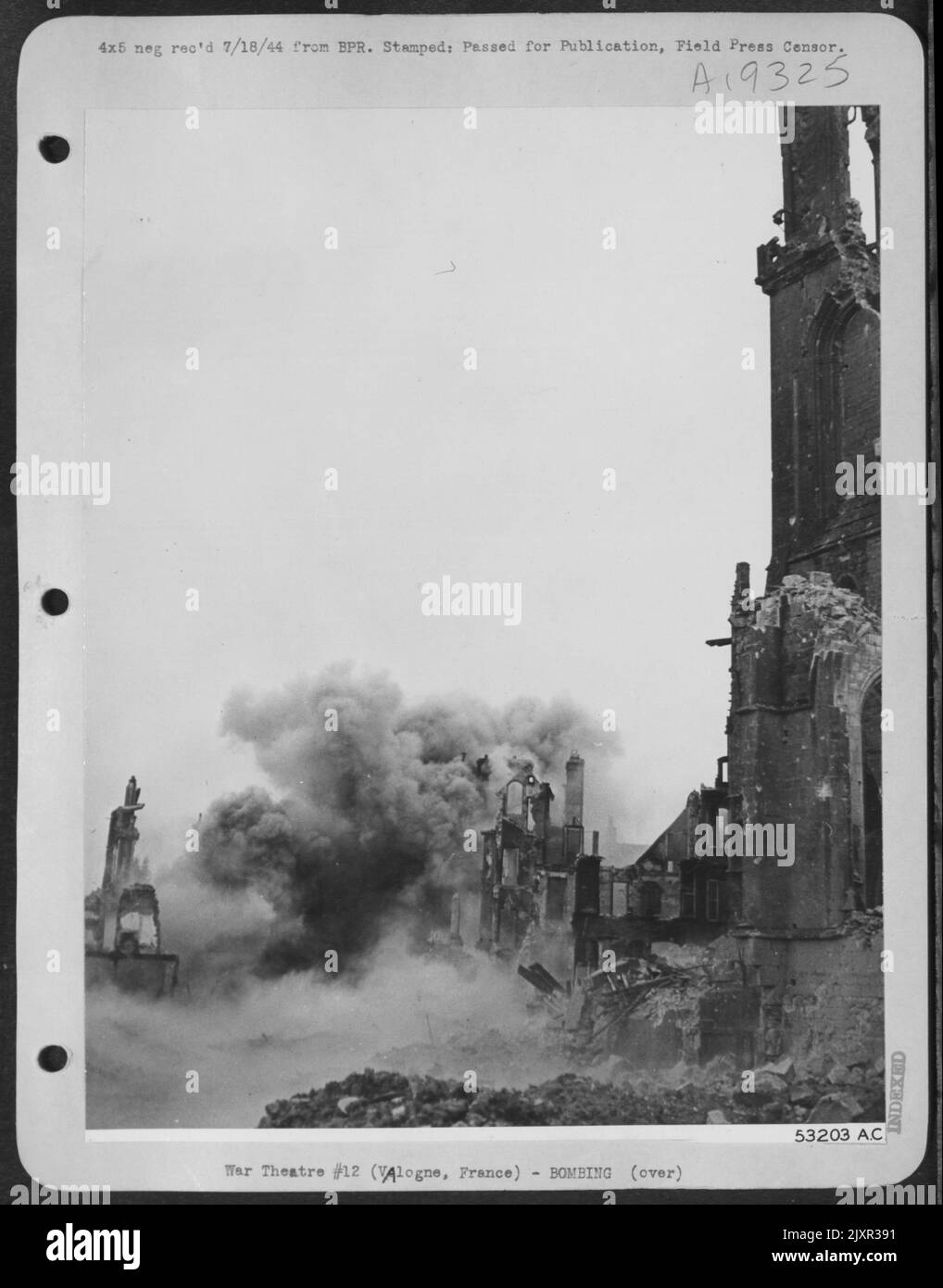 Heavily bombed four times to check the advance of reinforcing German ...