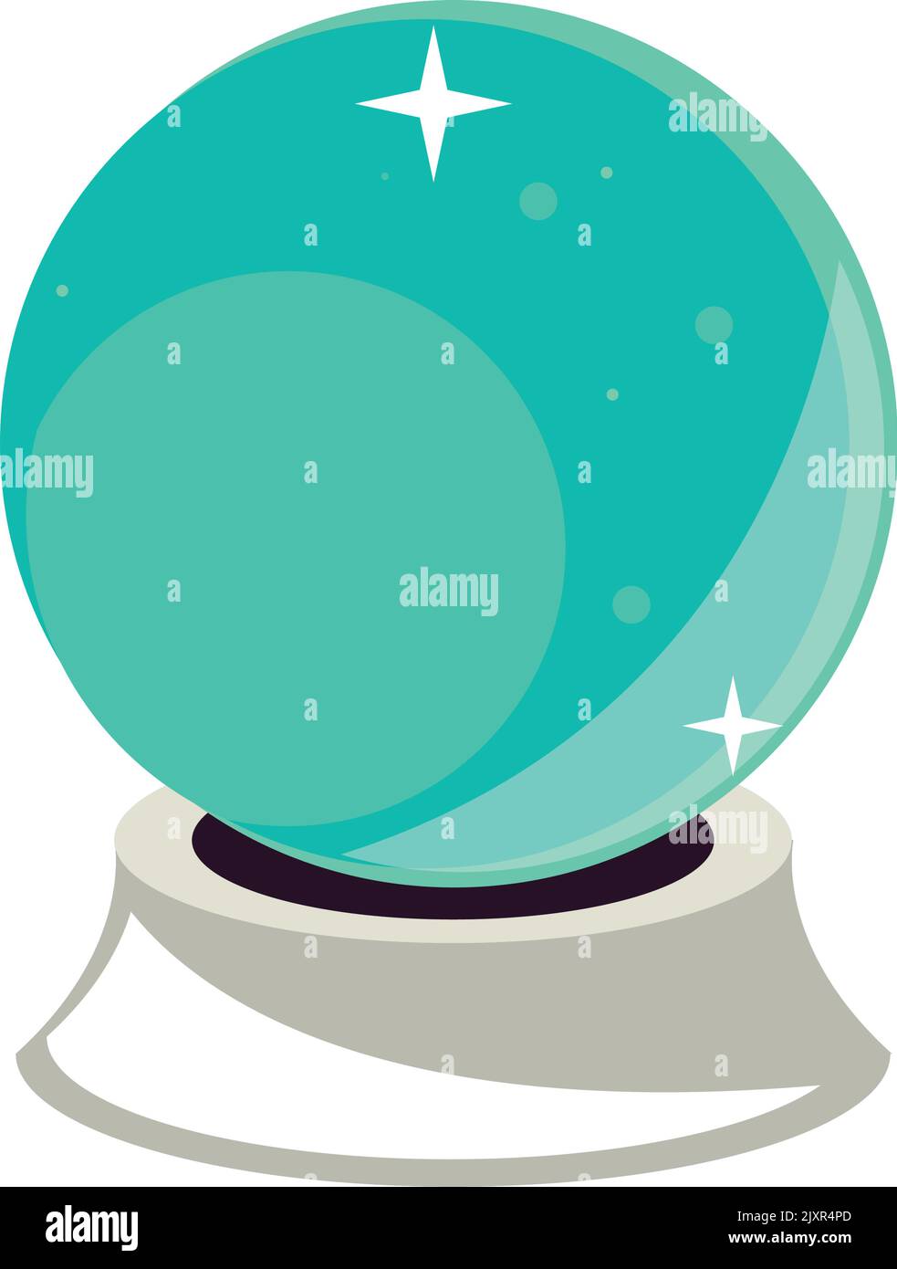 halloween crystal ball Stock Vector Image & Art - Alamy
