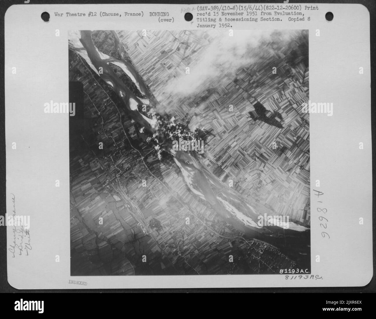 Heavy Concentrations Of Bombs, Drooped By Bombers Of The 389Th Bomb ...